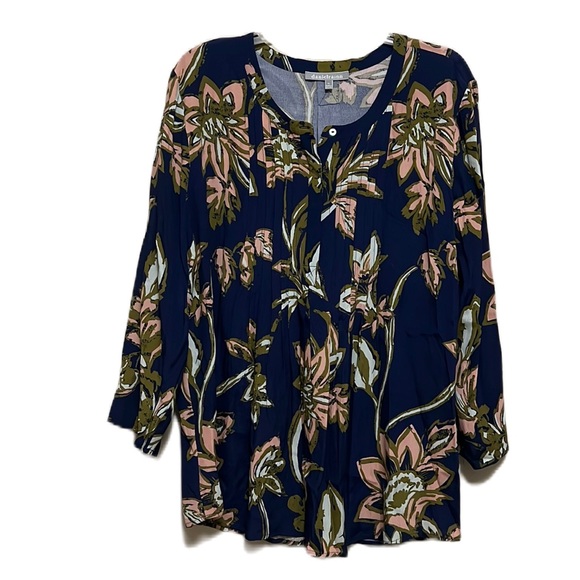 Daniel Rainn | Tops | Womens Danielrainn Medium Scoop Neck Floral ...